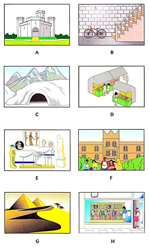 Practice English Listening Test for A2 - Listening for Match Pictures ...